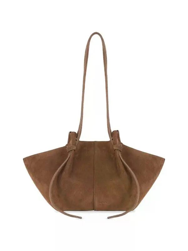 Yuzefi Mochi Suede Shoulder Bag - Brown