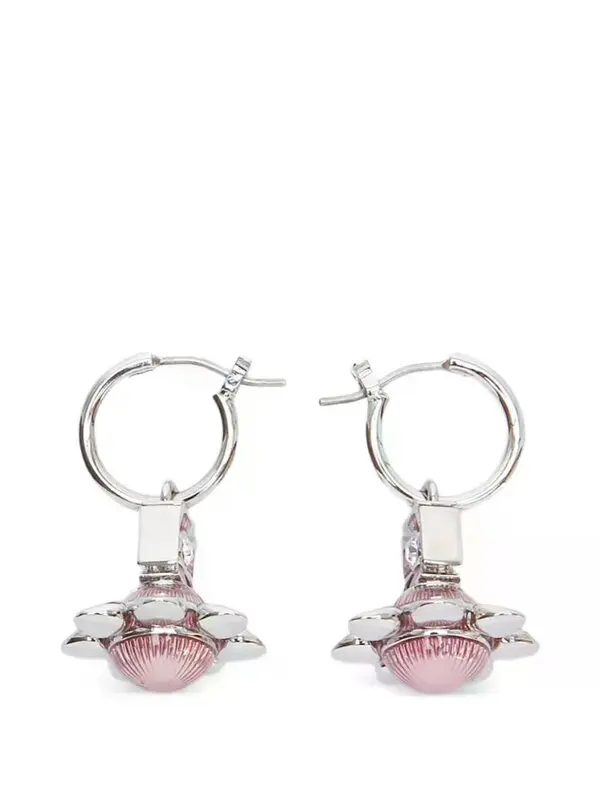 VIVIENNE WESTWOOD Capucine Hoop Earrings - Silver