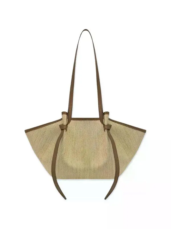 Yuzefi Mochi Woven Shoulder Bag - Neutrals