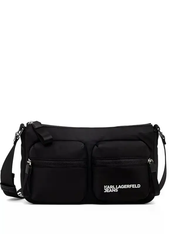 Karl Lagerfeld Logo-print Cross Body Bag - Black