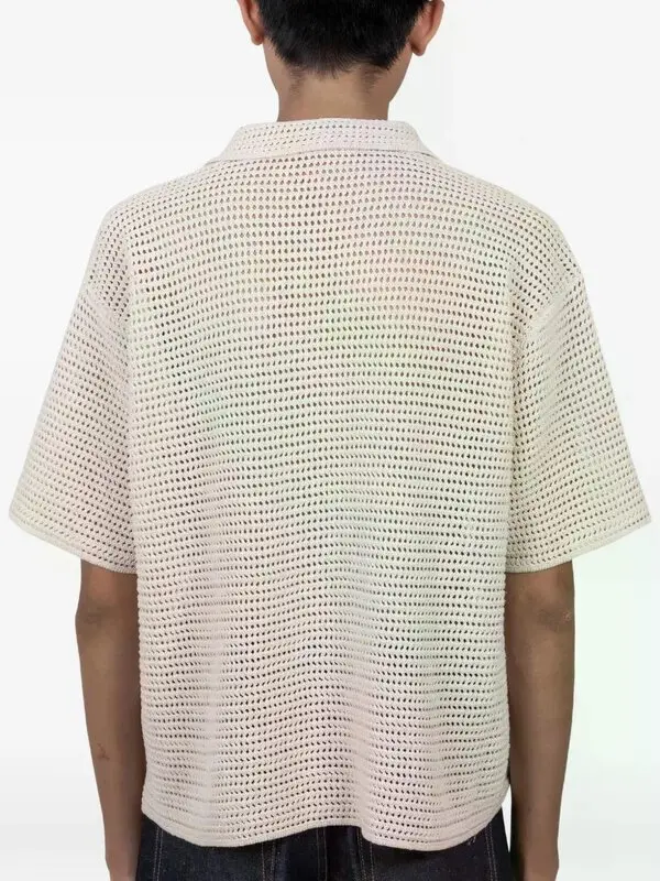 Auralee Tussah Polo Shirt - Neutrals