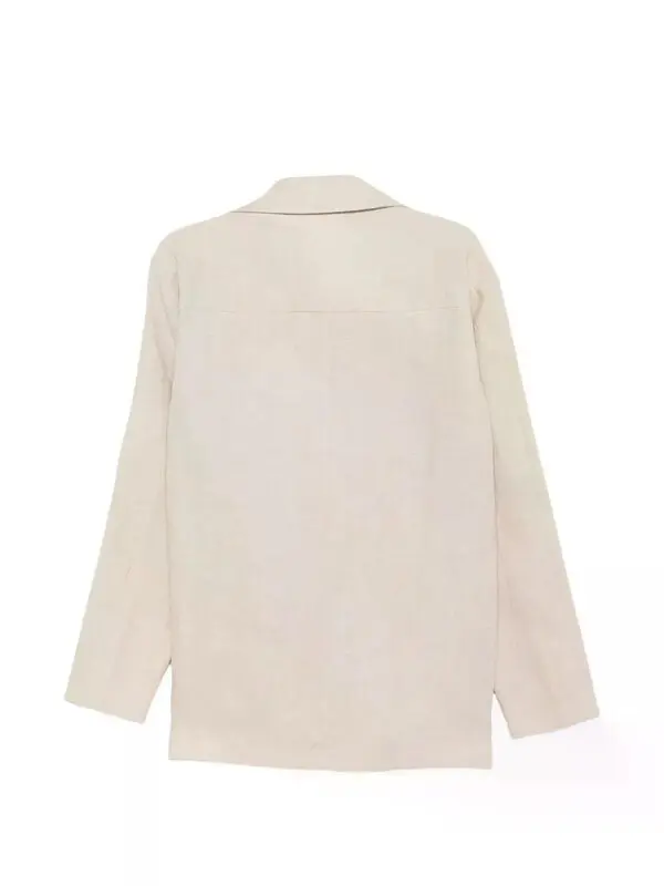SARTORIO NAPOLI Button-up Flap-pocket Jacket - Neutrals