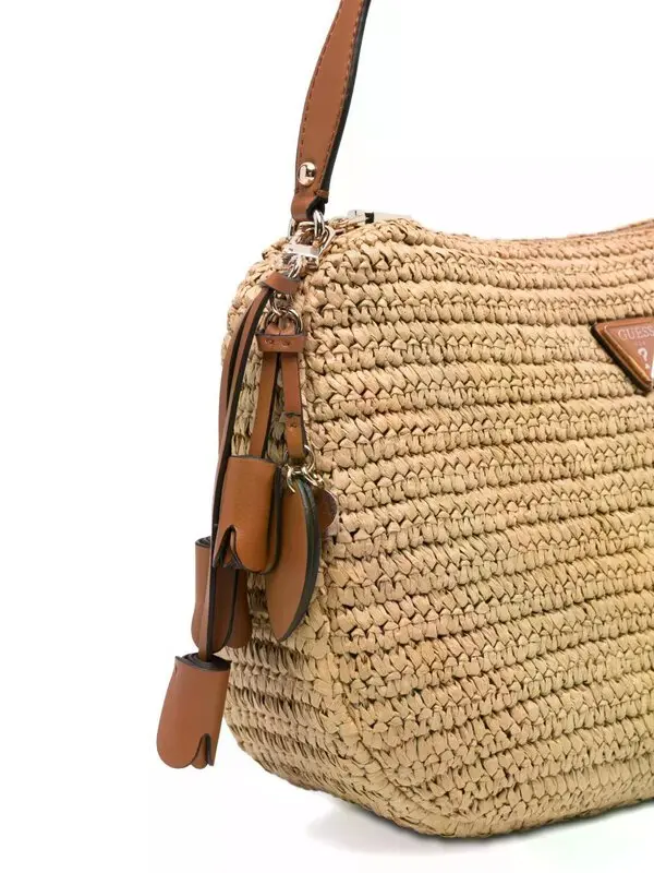Guess Woven-effect Shoulder Bag