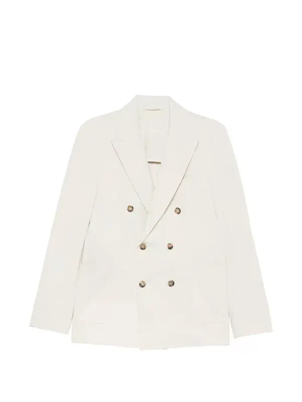 CIRCOLO 1901 Double-breasted Peak-lapels Blazer - Neutrals