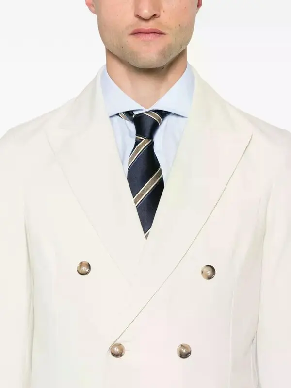 CIRCOLO 1901 Double-breasted Peak-lapels Blazer - Neutrals