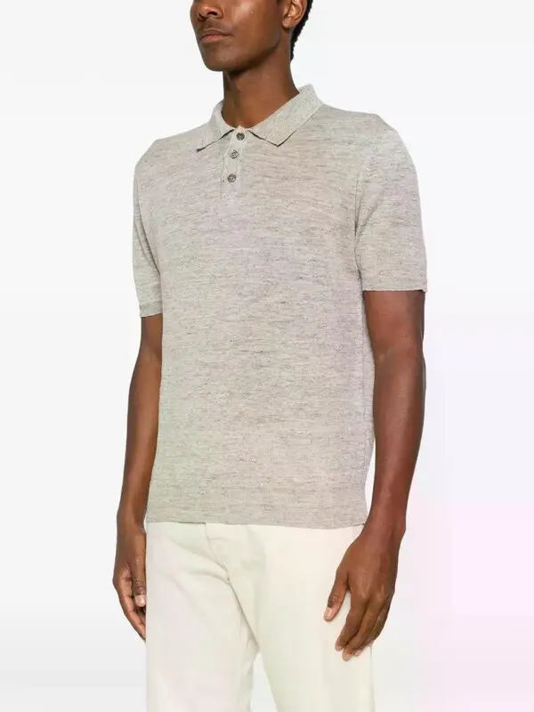 AMARANTO Short-sleeve Polo Shirt