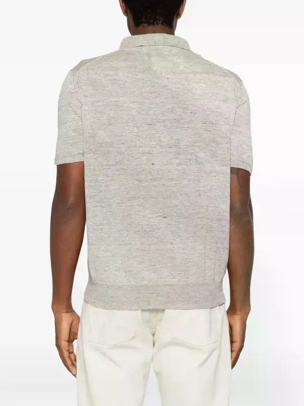 AMARANTO Short-sleeve Polo Shirt