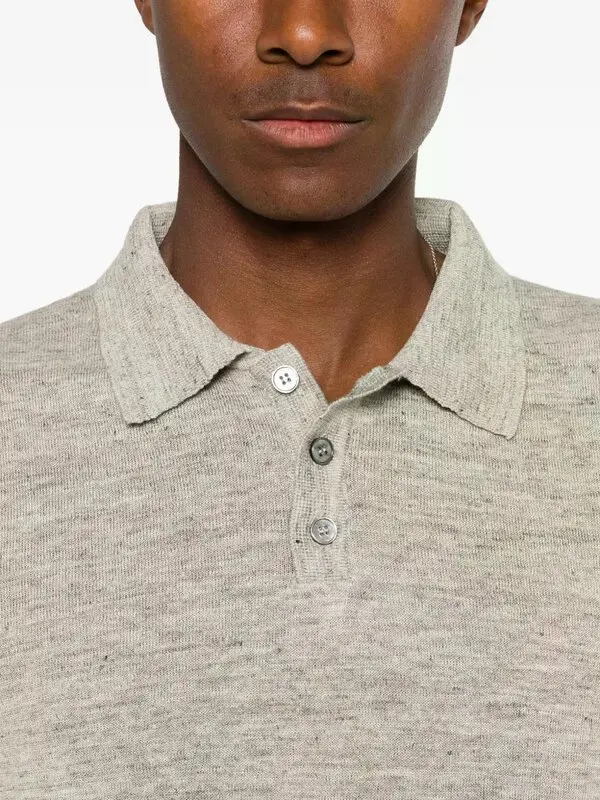 AMARANTO Short-sleeve Polo Shirt
