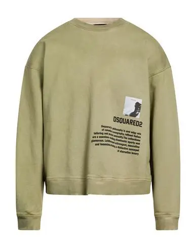 Dsquared2 Cotton Military Sweatshirt - Green