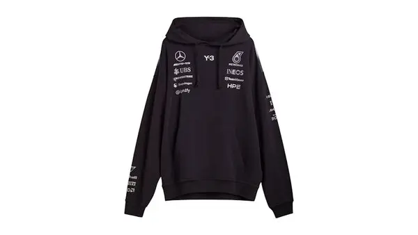 Adidas X Y3 Mercedes Amg Petronas Formula 1 Team Hoodie - Black