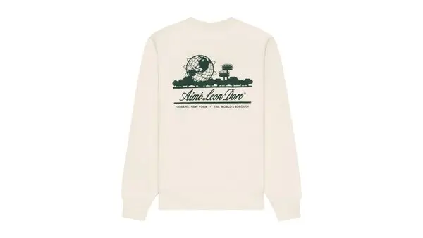 Aimé Leon Dore Unisphere Crewneck Sweatshirt - Pristine