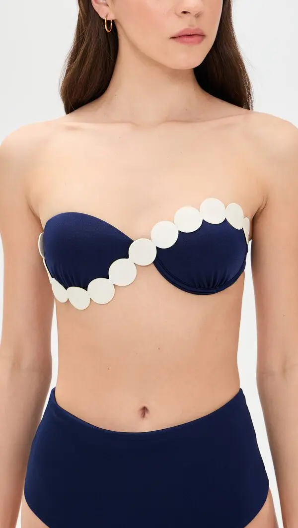 ANCORA Corfú Bikini Top - Navy
