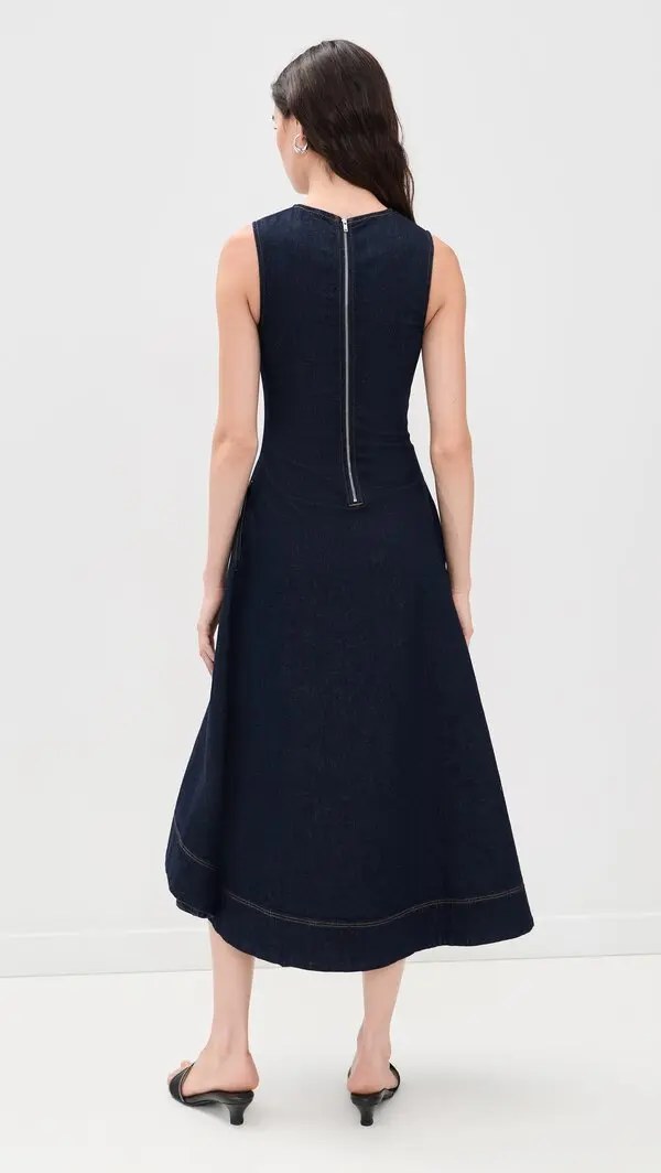 ALIGNE Liberty Denim Midi Dress