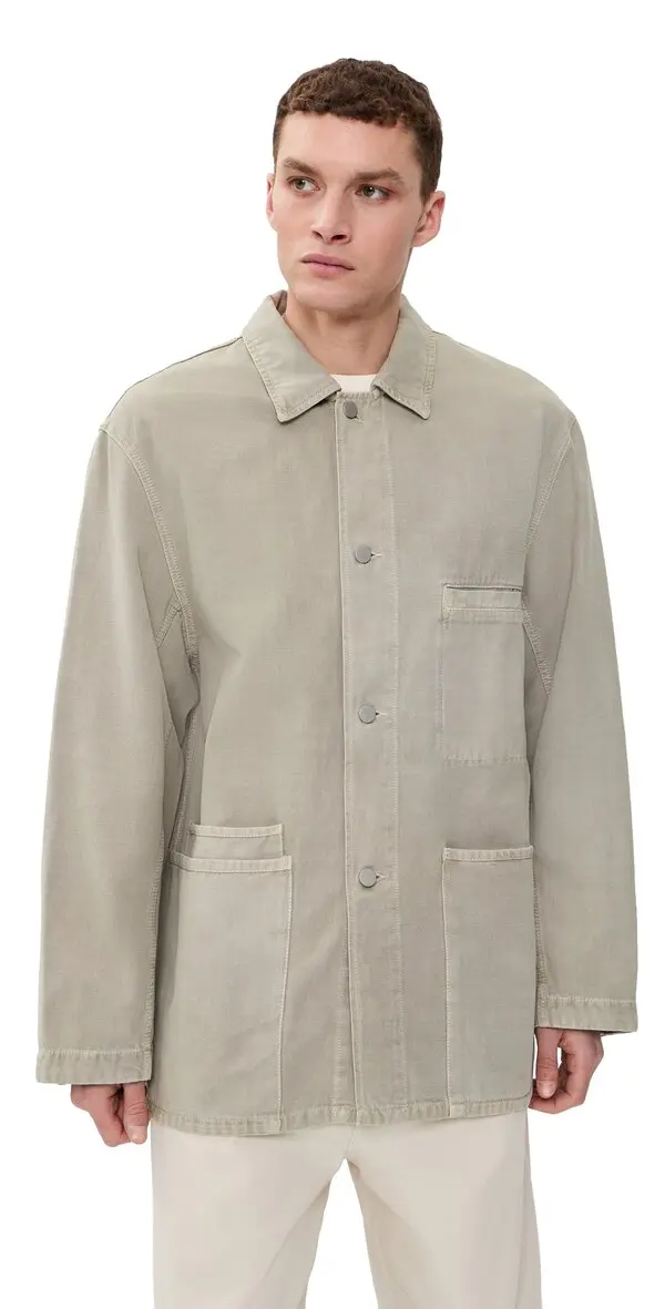 LEMAIRE Utility Overshirt - Moonstone