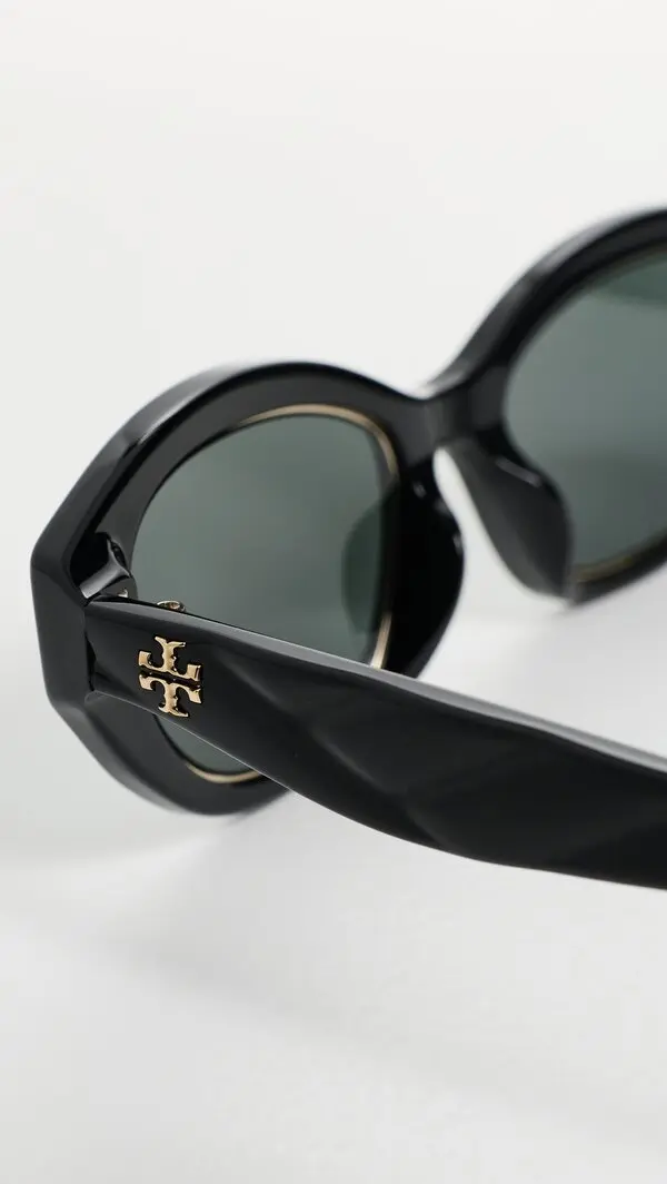 Tory Burch Kira Cateye Sunglasses - Black