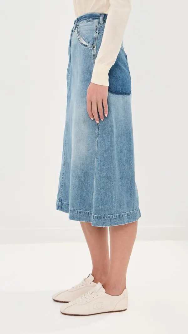 MAISON MARGIELA Denim Midi Skirt