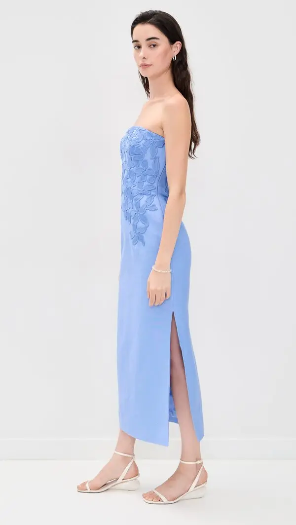 Significant Other Idette Strapless Midi Dress
