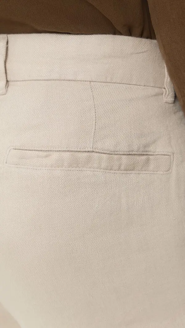 ALEX CRANE Pleated Linen Alta Shorts