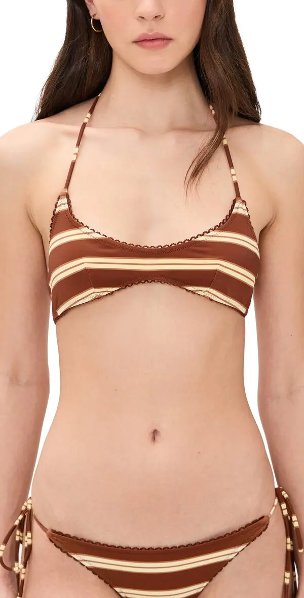 DAMSON MADDER Trudi Reversible Bikini Top - Multi