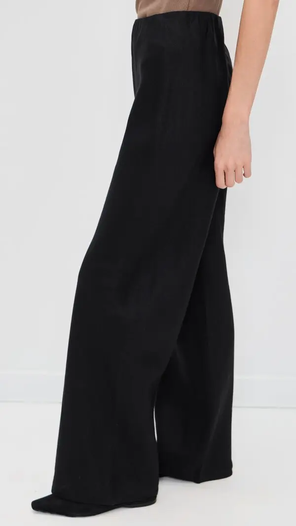 Vince Colette Linen Bias Pants - Black