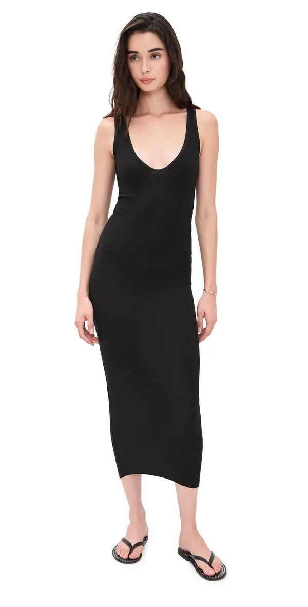 ALL THREE Dar V Dress - Black