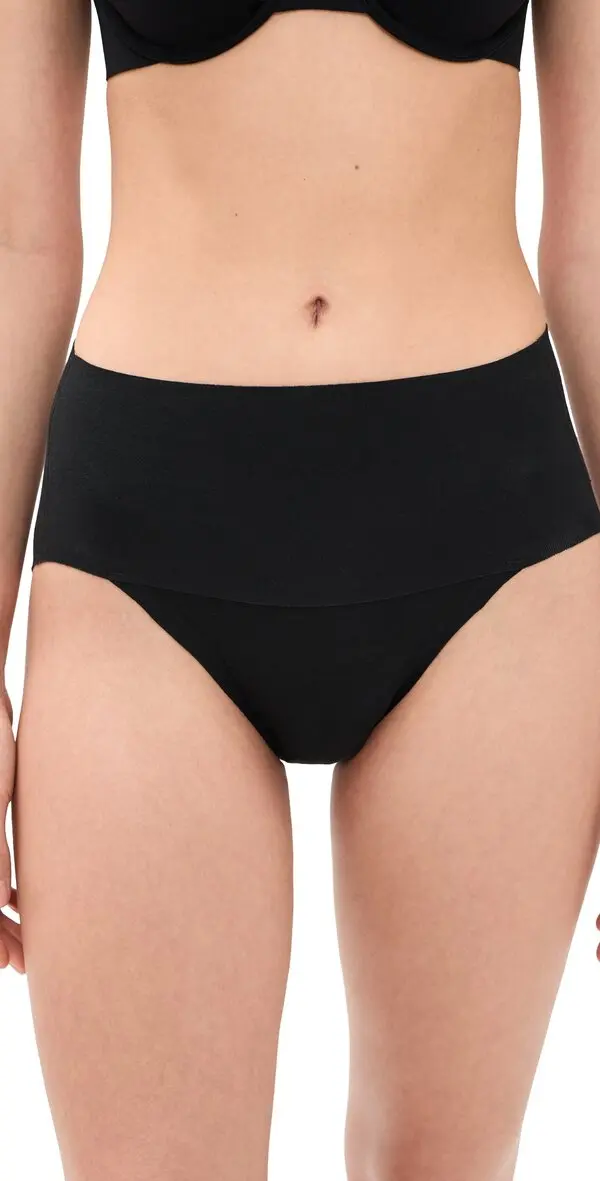 Spanx Supersmooth Undie-tectable Natural Hi-leg Briefs - Very Black