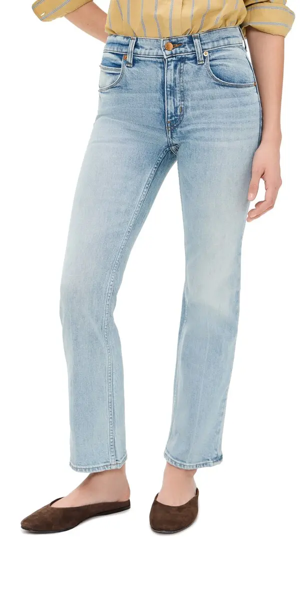 JAMIE HALLER The Rooney Mid Jeans - Light Vintage