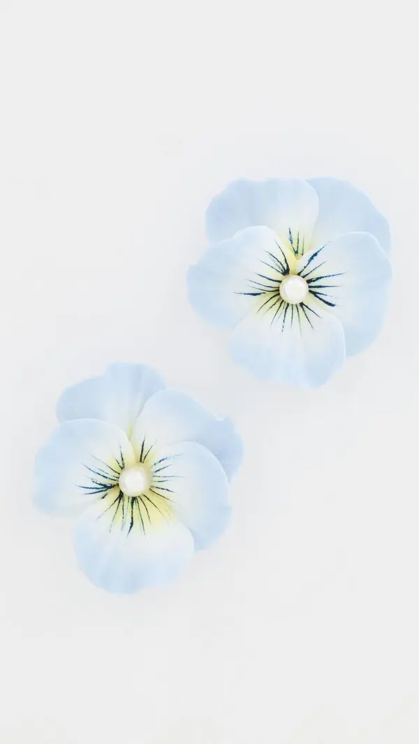 JENNIFER BEHR Viletta Earrings - Powder