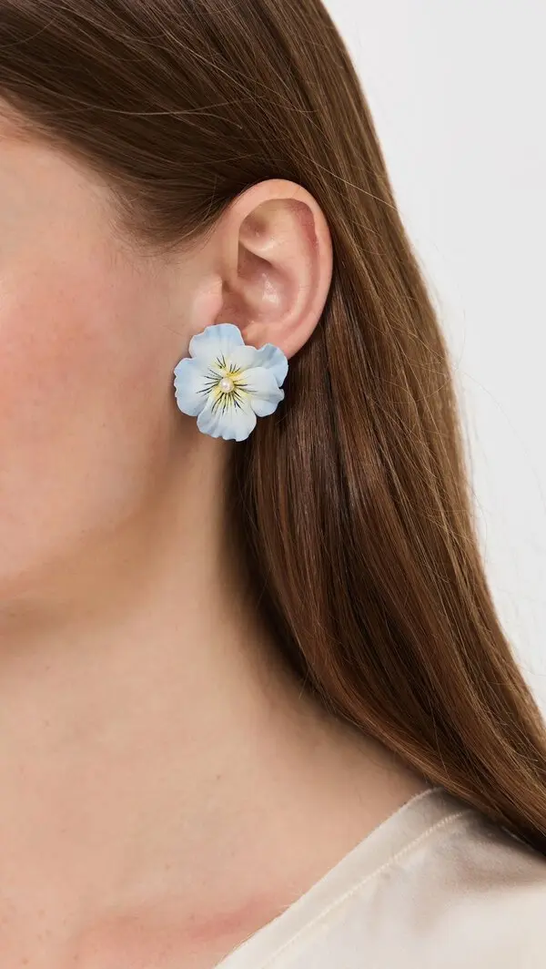 JENNIFER BEHR Viletta Earrings - Powder