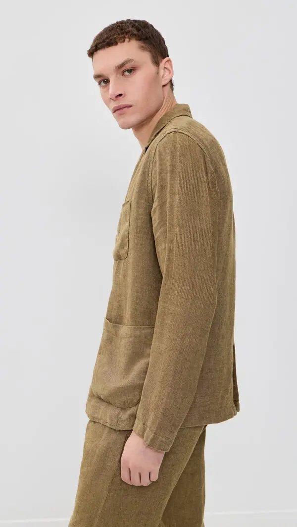 ALEX CRANE Linen Alta Blazer