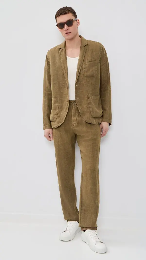 ALEX CRANE Linen Alta Blazer