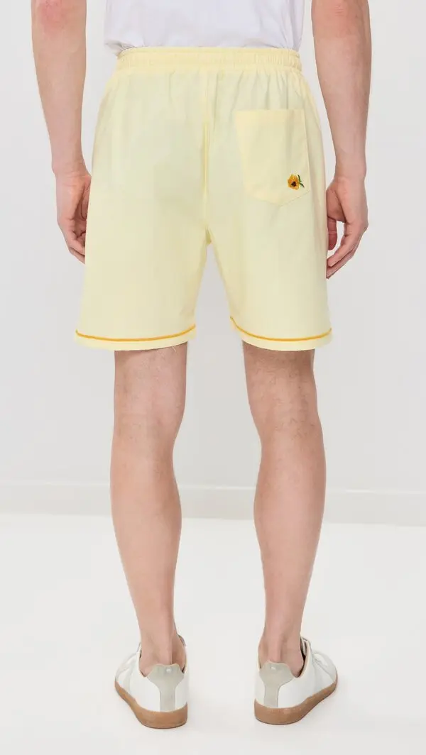 Fanm Mon Talha Embroidered Linen Shorts