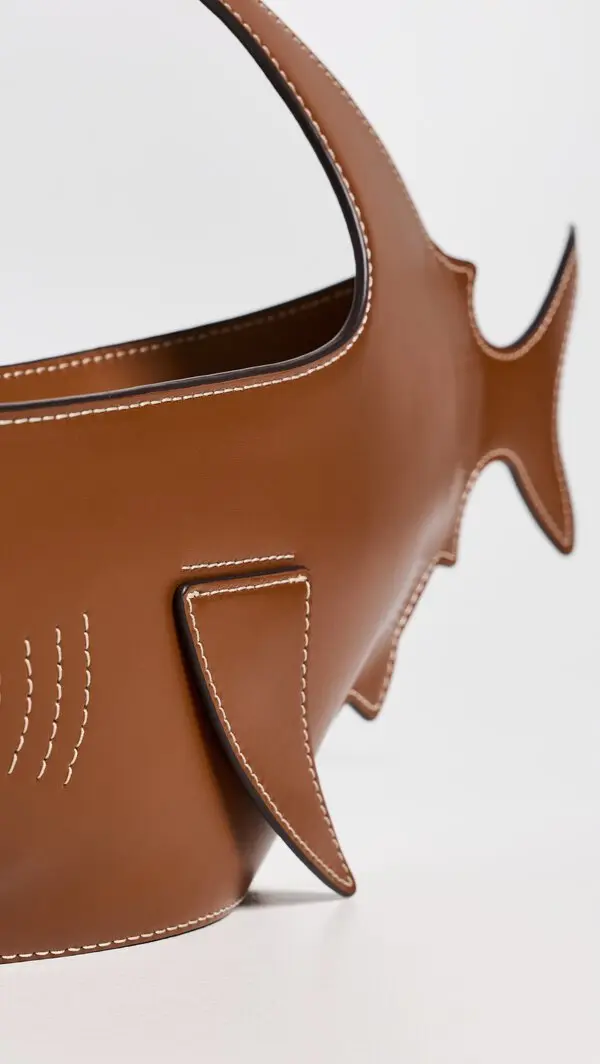 Staud Shark Handbag - Tabac