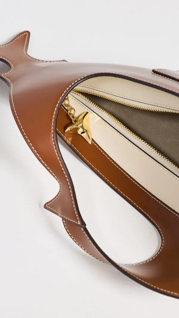 Staud Shark Handbag - Tabac