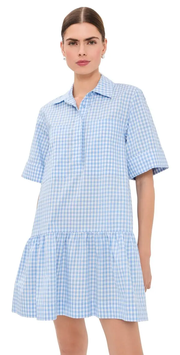 Simkhai Criss Mini Dress - Cloud Gingham