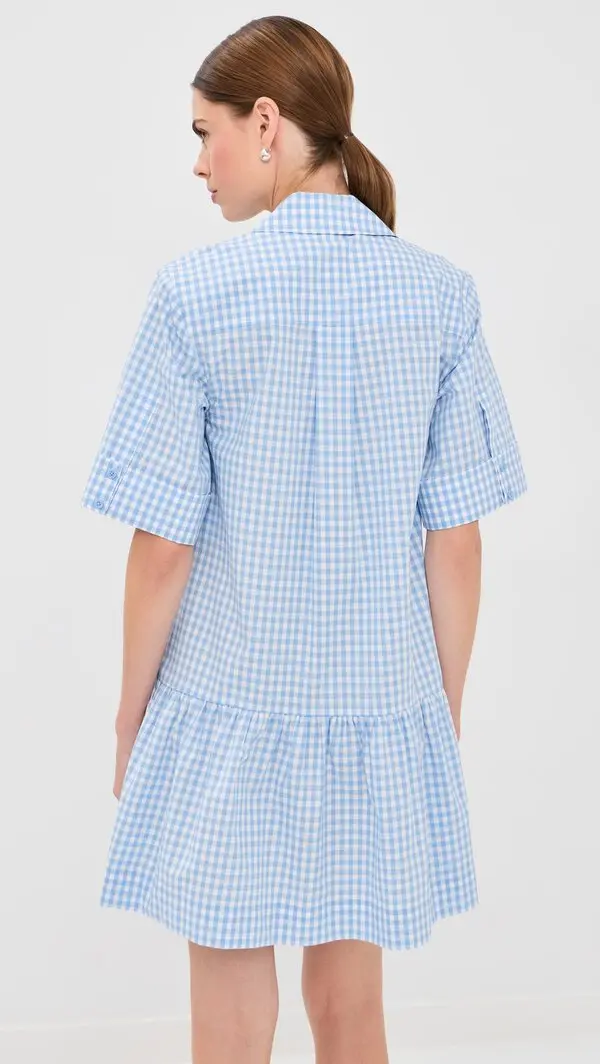 Simkhai Criss Mini Dress - Cloud Gingham