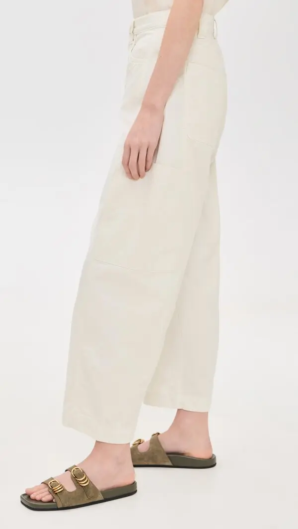 JAMIE HALLER The Baggy Painter Crop Trousers