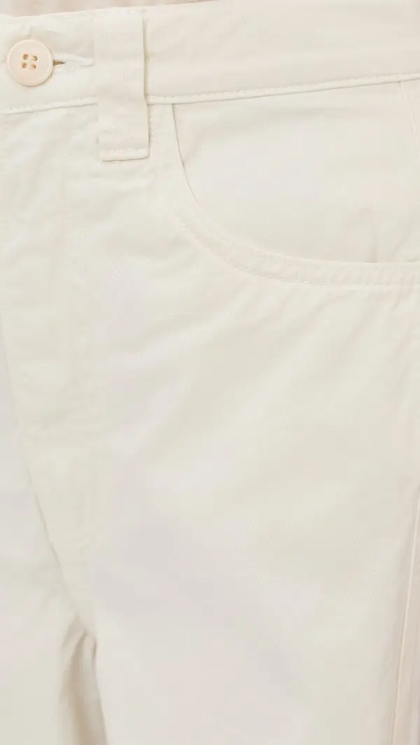 JAMIE HALLER The Baggy Painter Crop Trousers