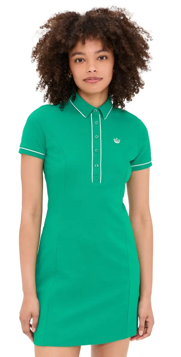 Adidas Originals Mini Dress - Court Green
