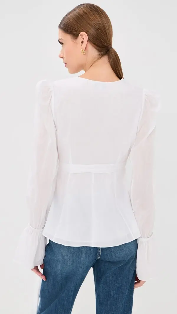 Azeeza Willow Peplum Top