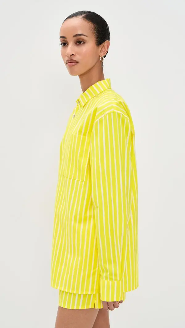 Marimekko Jokapoika Kioski Button-down Shirt With Striped Pattern
