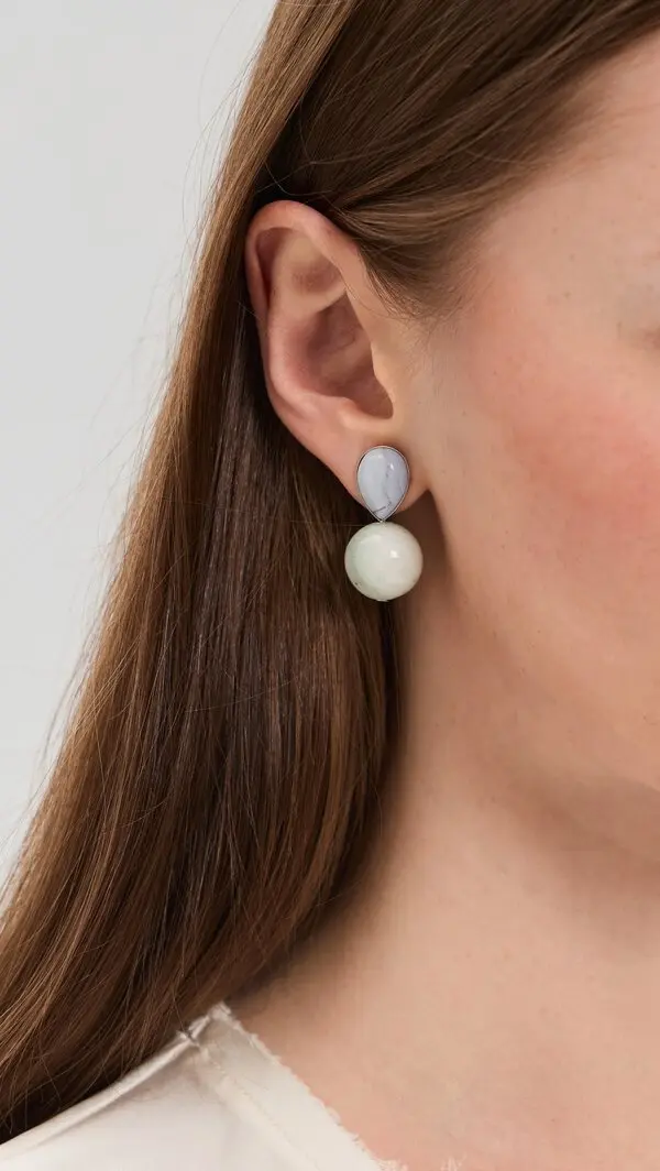 JENNIFER BEHR Allison Earrings - Jade