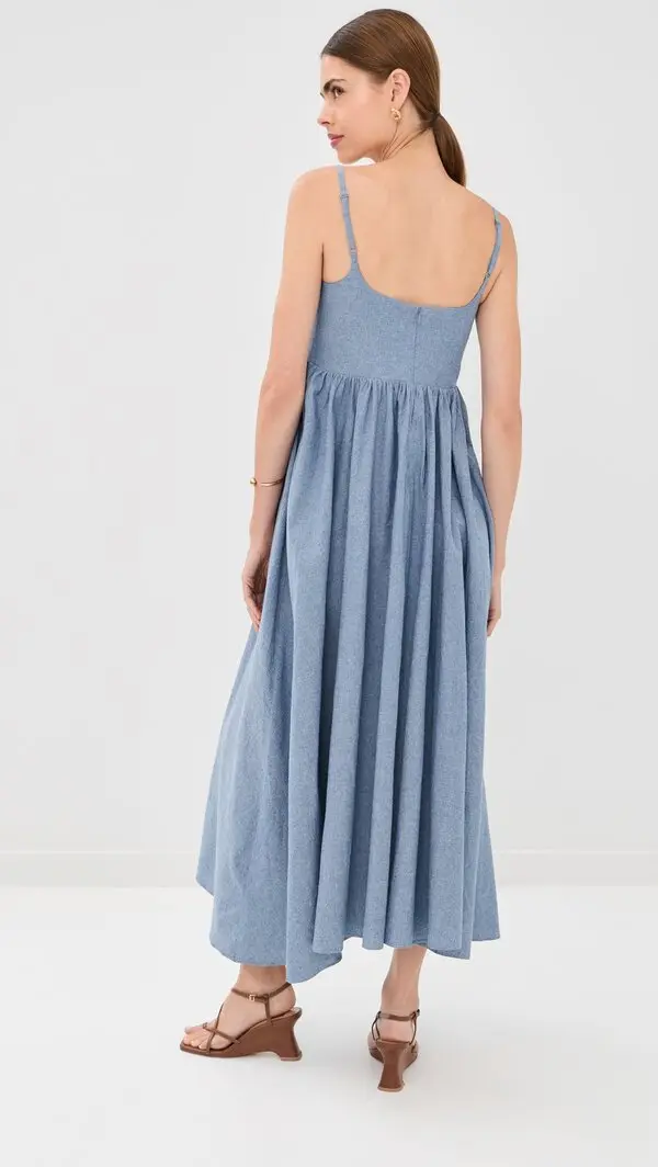 Azeeza Rachel Midi Dress - Medium Denim