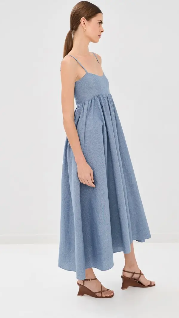 Azeeza Rachel Midi Dress - Medium Denim