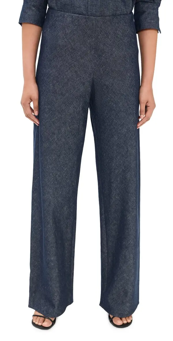 Vince Colette Chambray Bias Pants - Indigo