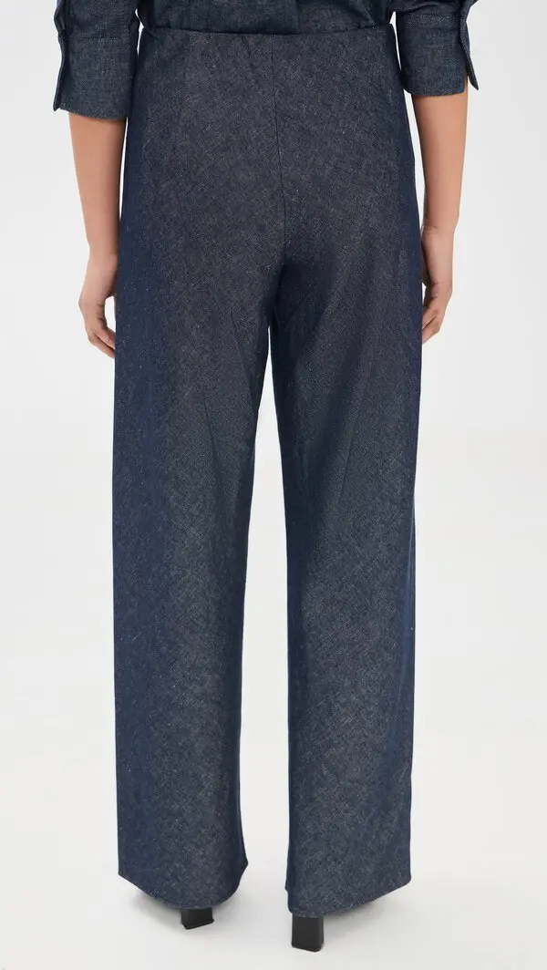 Vince Colette Chambray Bias Pants - Indigo