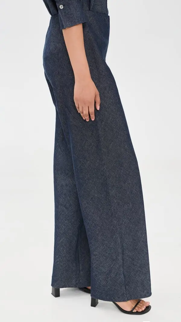 Vince Colette Chambray Bias Pants - Indigo