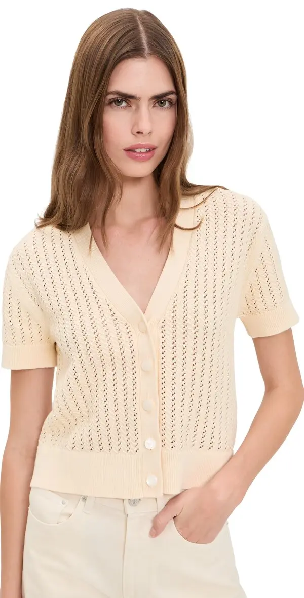 ANINE BING Flynne Cardigan - Cream