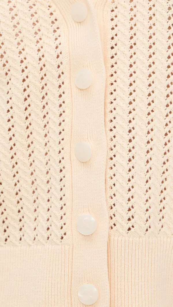 ANINE BING Flynne Cardigan - Cream