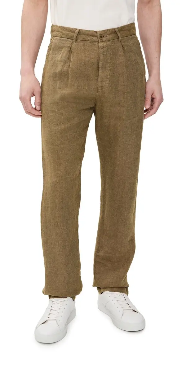 ALEX CRANE Pleated Alta Trousers